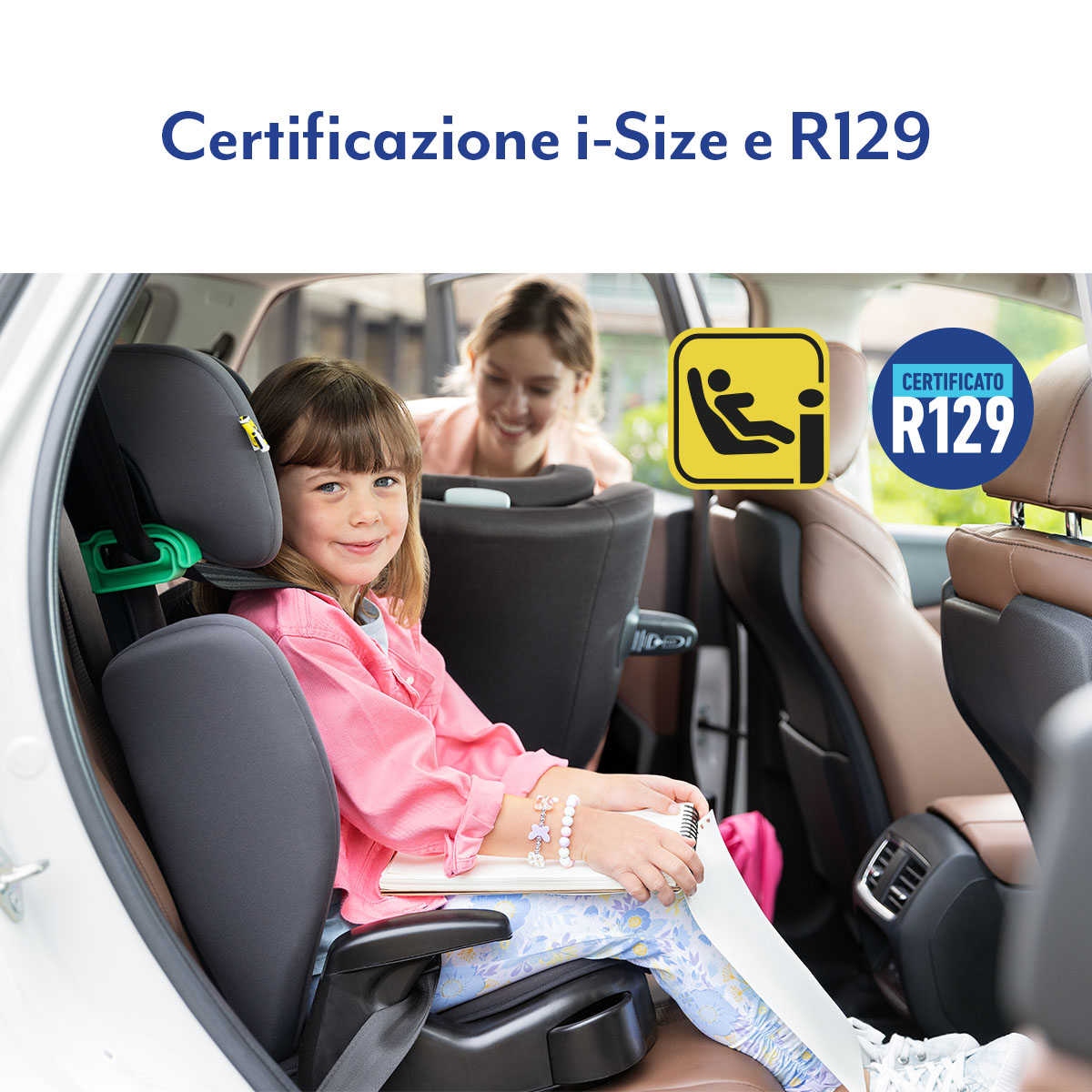 Graco Junior Maxi i Size R129 Seggiolino leggero a schienale alto Graco Baby Italia